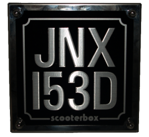 Stainless Steel UK Manufactured 6 ½” x 6 ½” Frame For Scooter Plate ...